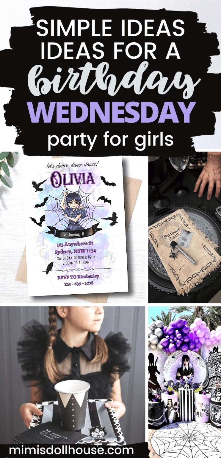 24 Teen Approved Wednesday Party Ideas - Mimi's Dollhouse