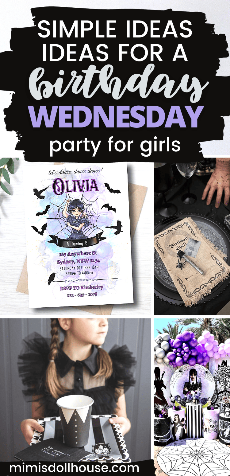 24 Teen Approved Wednesday Party Ideas - Mimi's Dollhouse