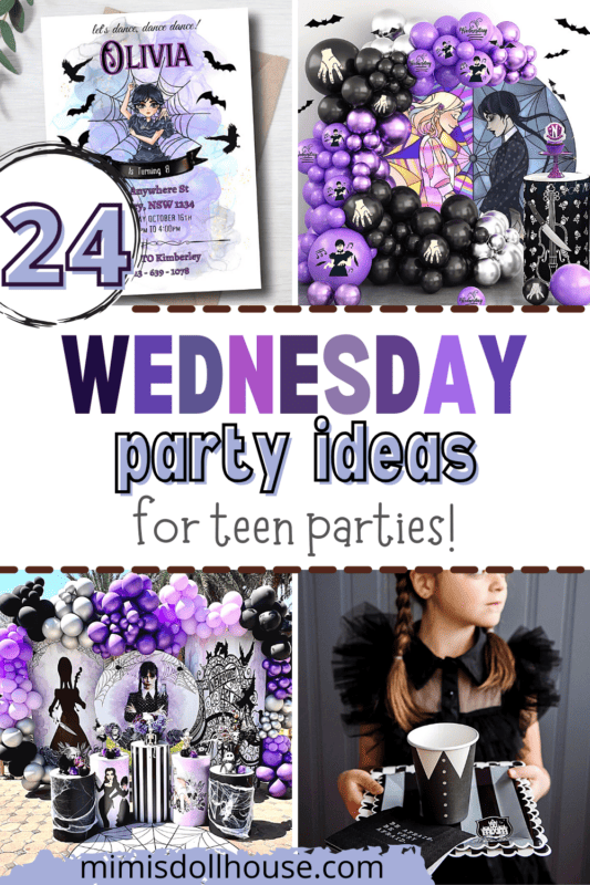 24 Teen Approved Wednesday Party Ideas - Mimi's Dollhouse