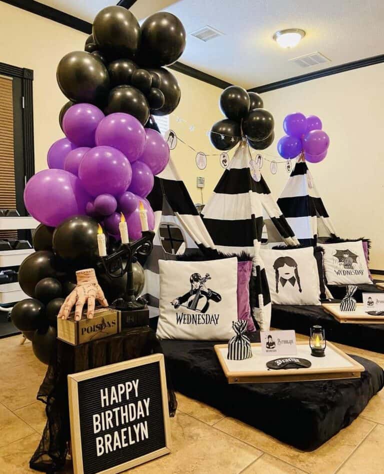24 Teen Approved Wednesday Party Ideas - Mimi's Dollhouse