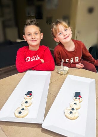 Snowman Cookie Activity for Kids - Mimi's Dollhouse