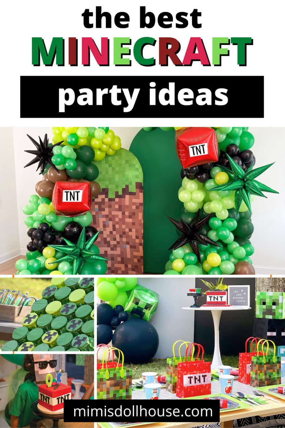 How to Build a Minecraft Party - Mimi's Dollhouse