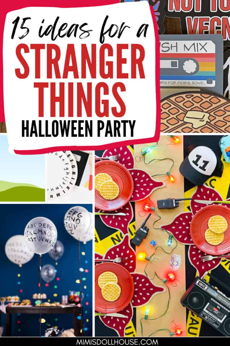 25+ Stranger Things Party Ideas that Don't Lie - Mimi's Dollhouse