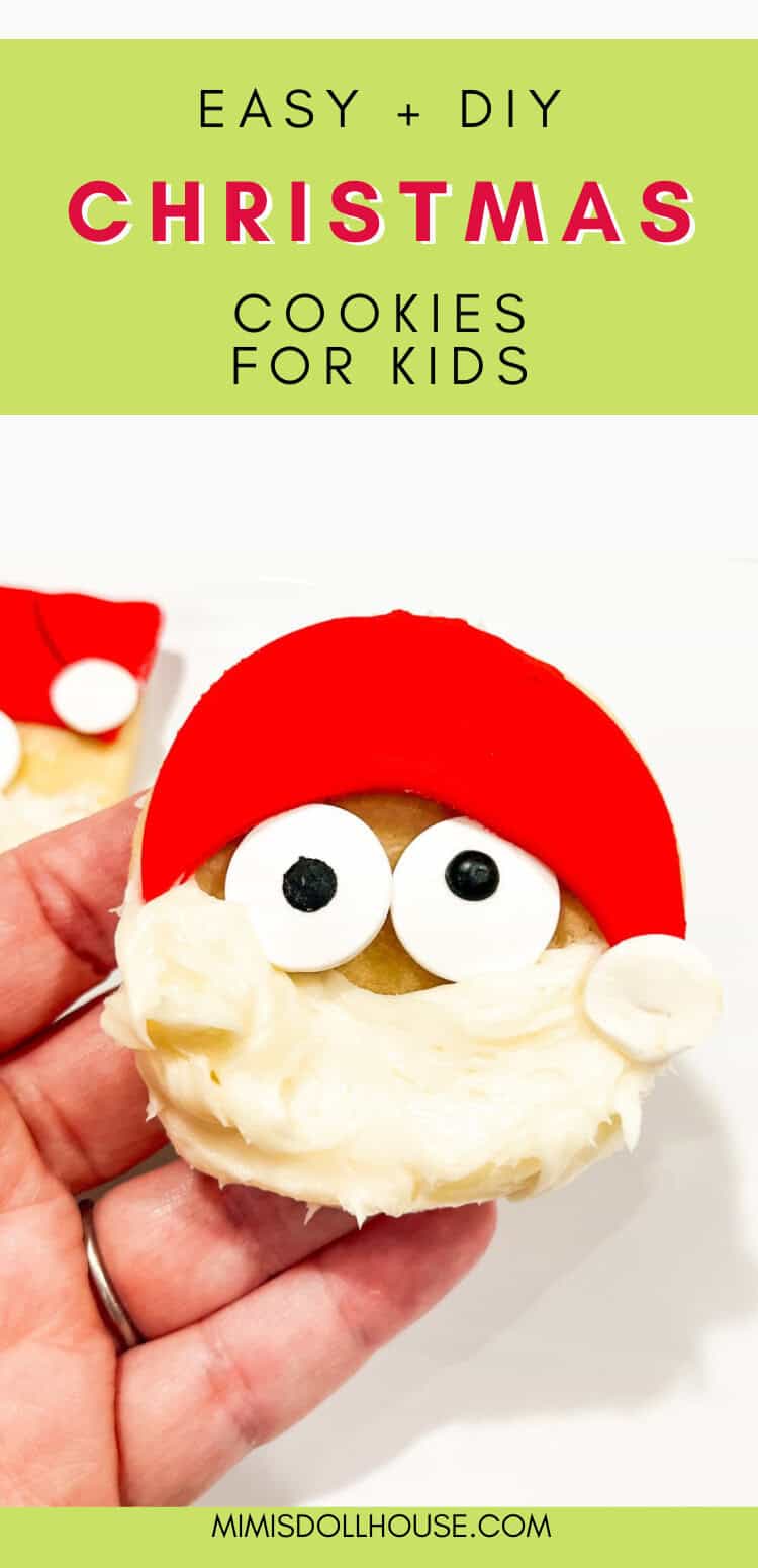 Santa Cookies Kids can Make - Mimi's Dollhouse