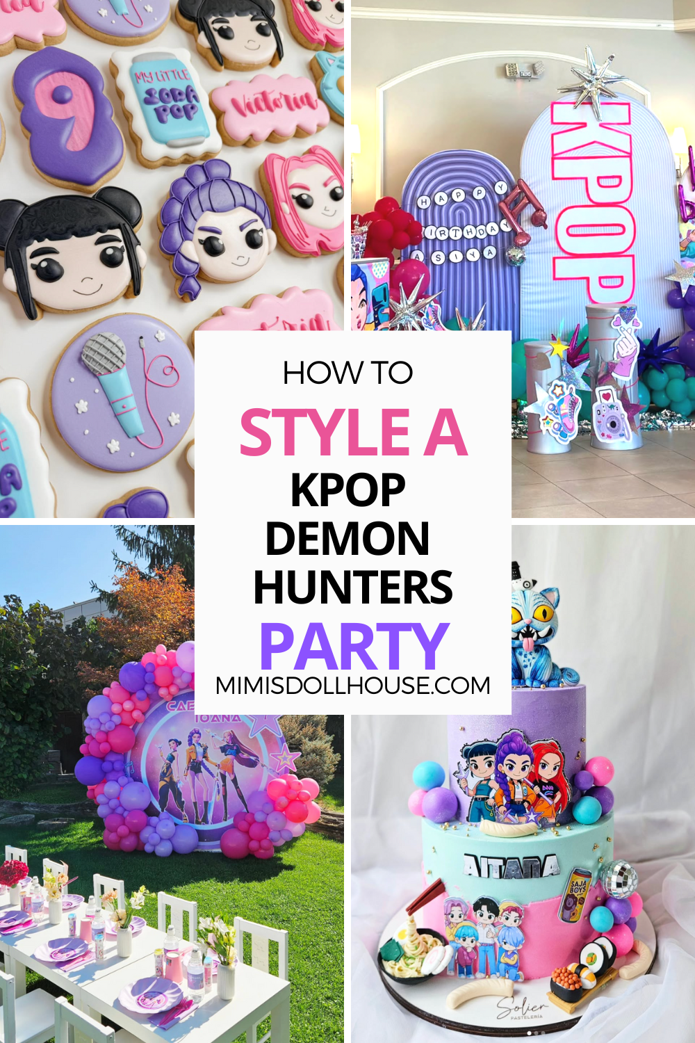 20+ Golden KPop Demon Hunters Party Ideas - Mimi's Dollhouse