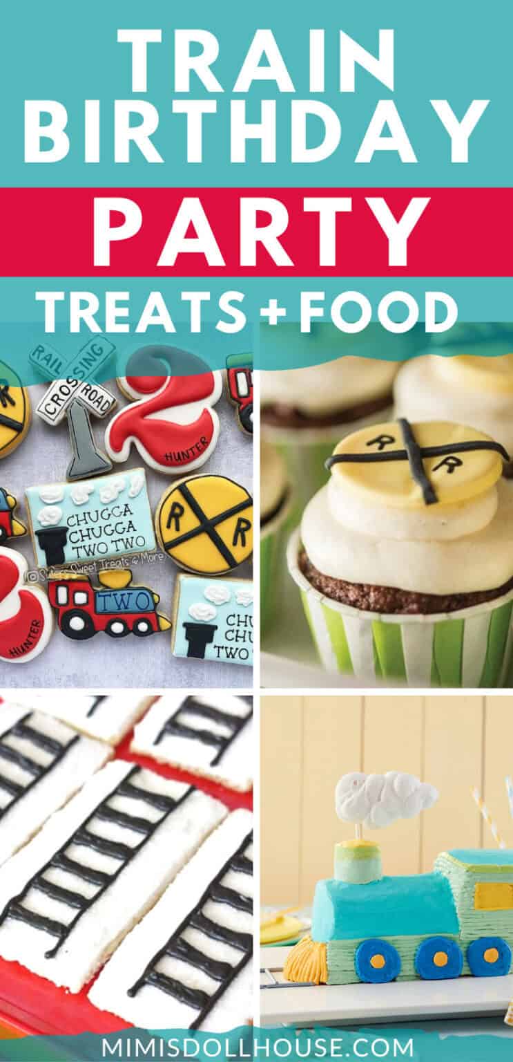 12 Delicious Train Birthday Cookies + Cakes - Mimi's Dollhouse