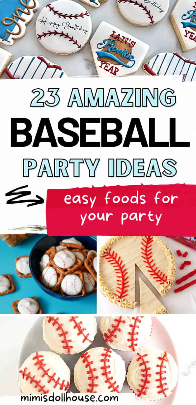 23 Baseball Party Desserts + Food Ideas that Won't Strike Out - Mimi's ...