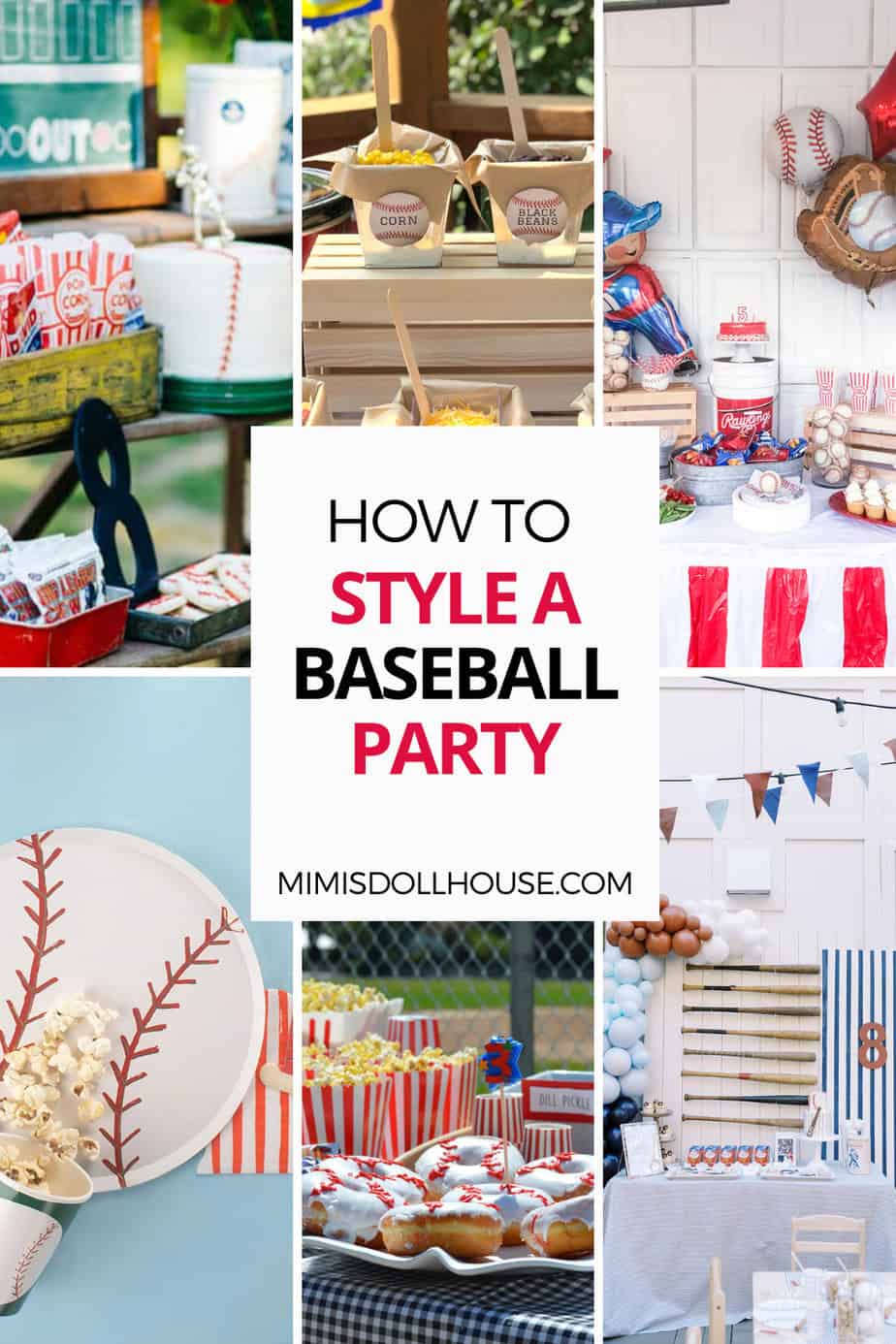 10+ All-star Baseball Party Ideas - Mimi's Dollhouse
