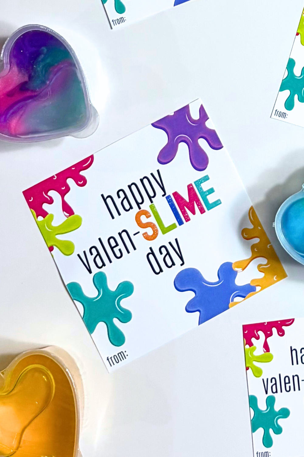 Free Printable Valen-SLIME Day Tags - Mimi's Dollhouse