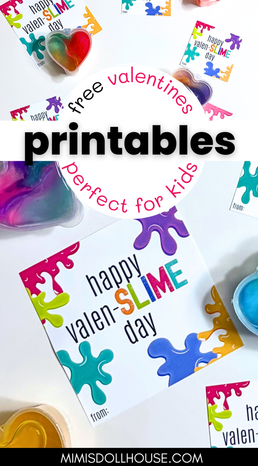 Free Printable Valen-SLIME Day Tags - Mimi's Dollhouse