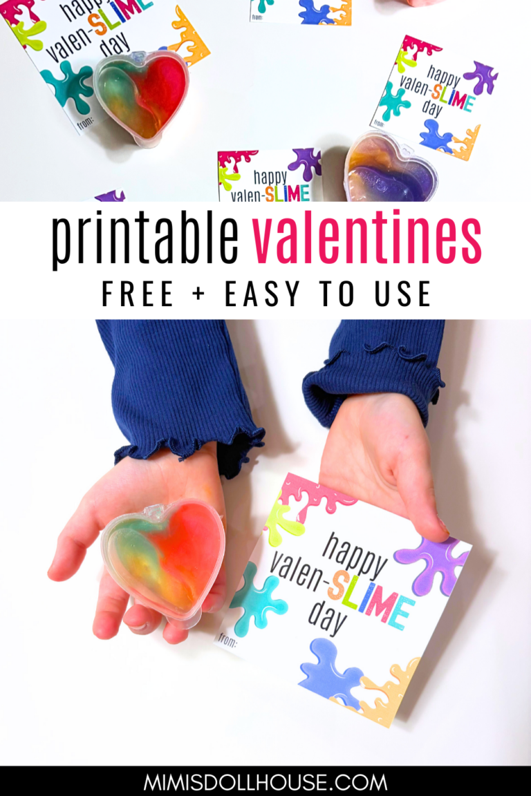 Free Printable Valen-SLIME Day Tags - Mimi's Dollhouse
